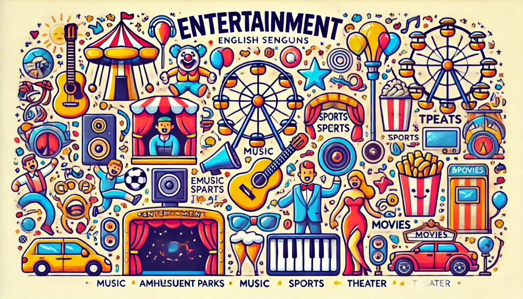 【英語】エンタメは何の略称？エンターテイメントの意味や類語も解説
